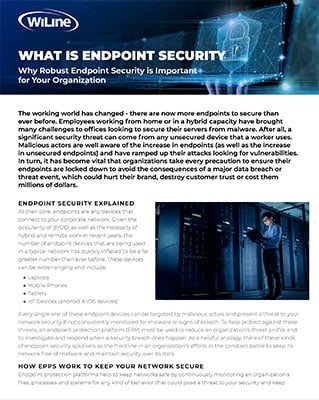 What is Endpoint Security - Tech Brief